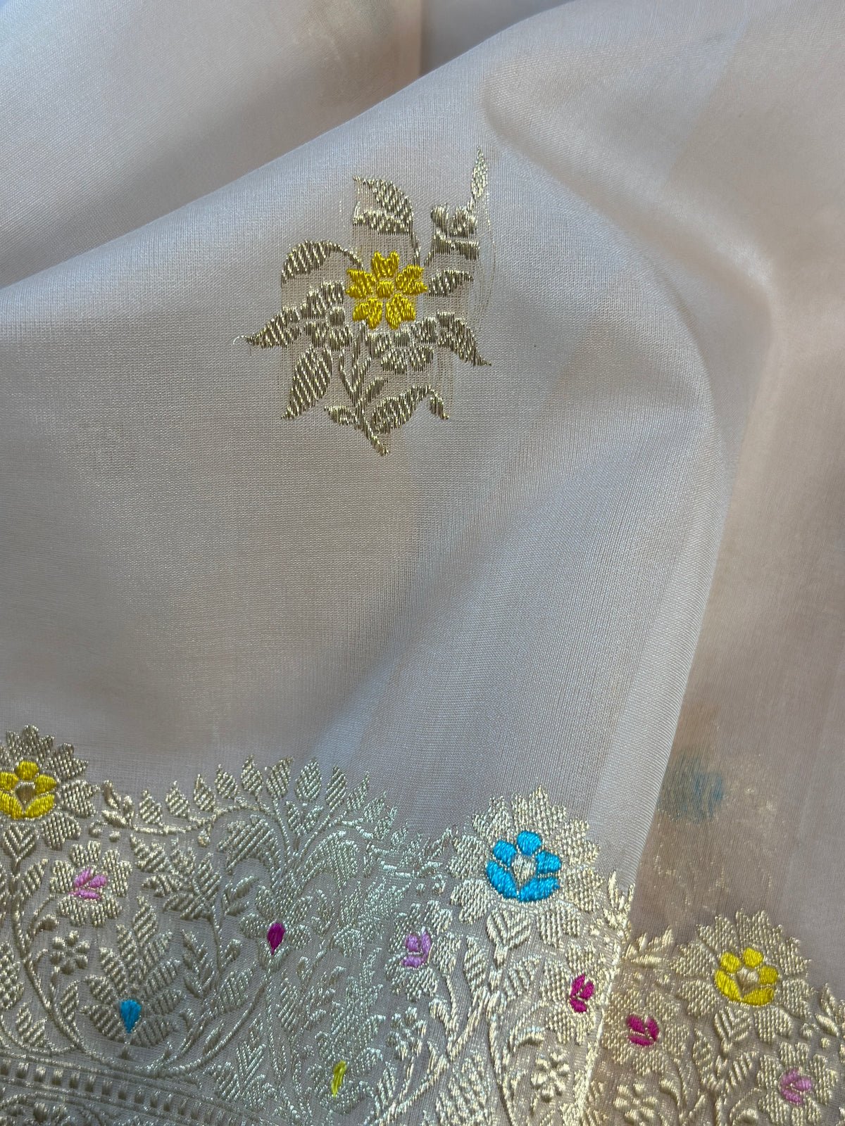 The Timeless Elegance of a Pure Katan Silk Banarasi Saree – Katan Banaras